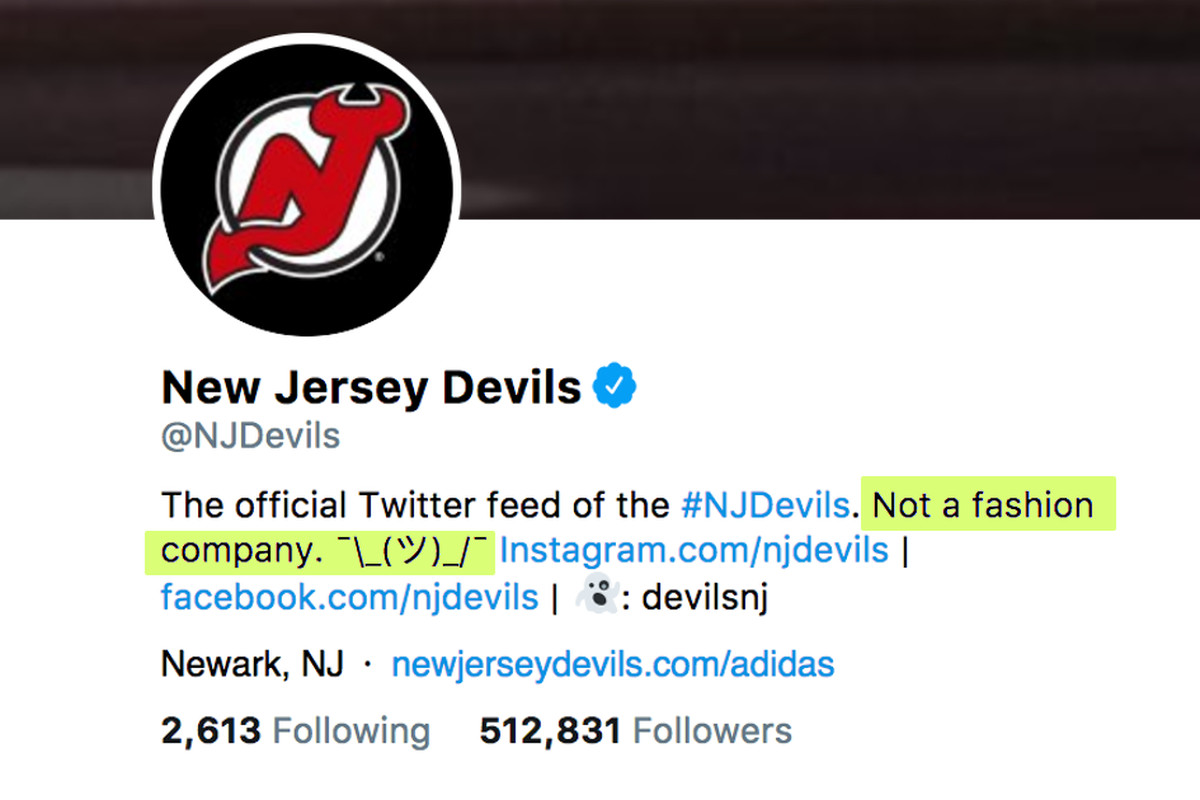 #NotMyDevilsJersey - Back Sports Page