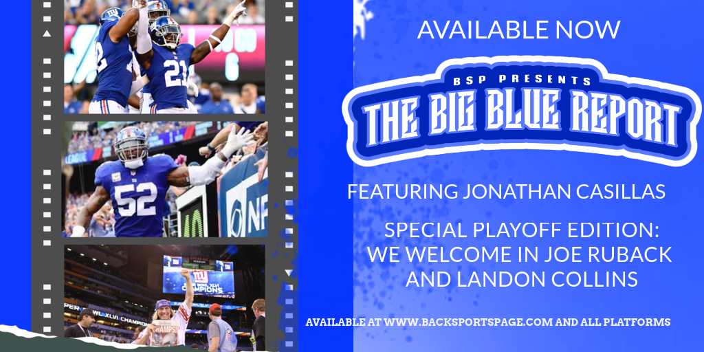 The Big Blue Report: Special Guests Landon Collins and Joe Ruback ...